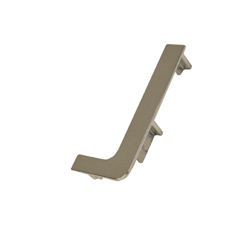 L-shape end cap Laguna Gola 682A right side stainless steel finish ...