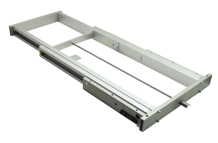 Diagonal sliding countertop (partial extension) - Paul Rocheleau Inc.