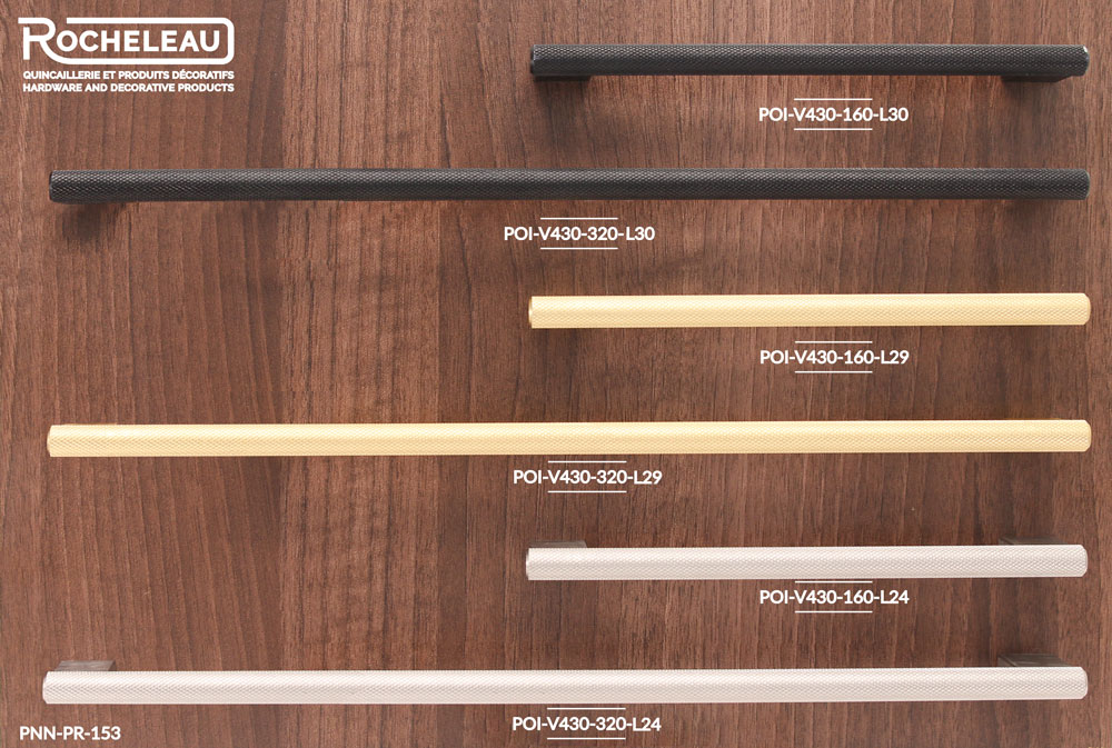 Poignée GRAF V430 fini acier inoxydable 320 mm - Paul Rocheleau Inc.